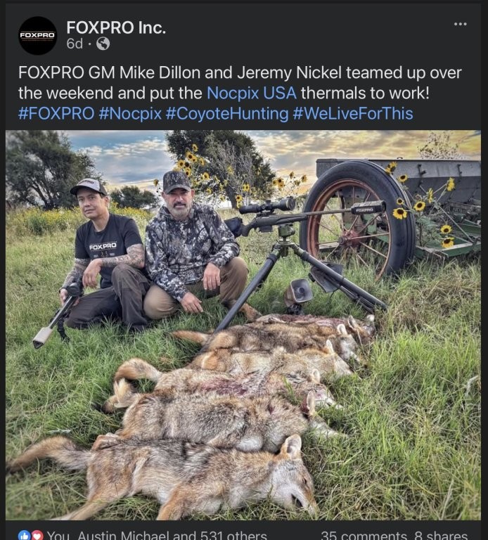 "The things ya do for a picture" | Predator Masters